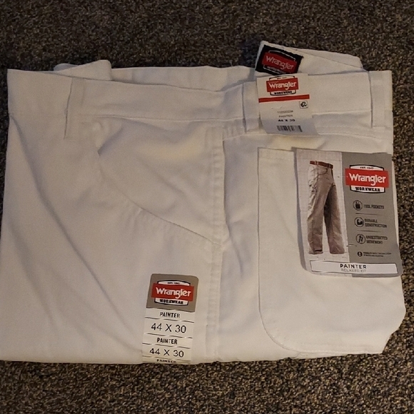 Wrangler | Pants | Wrangler Mens White Painter Pants | Poshmark
